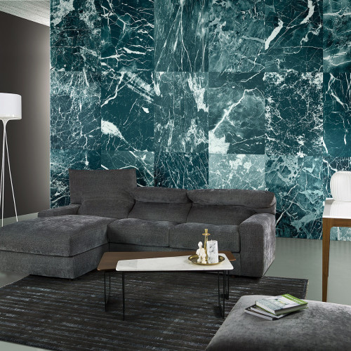 Teal and grey wallpaper store